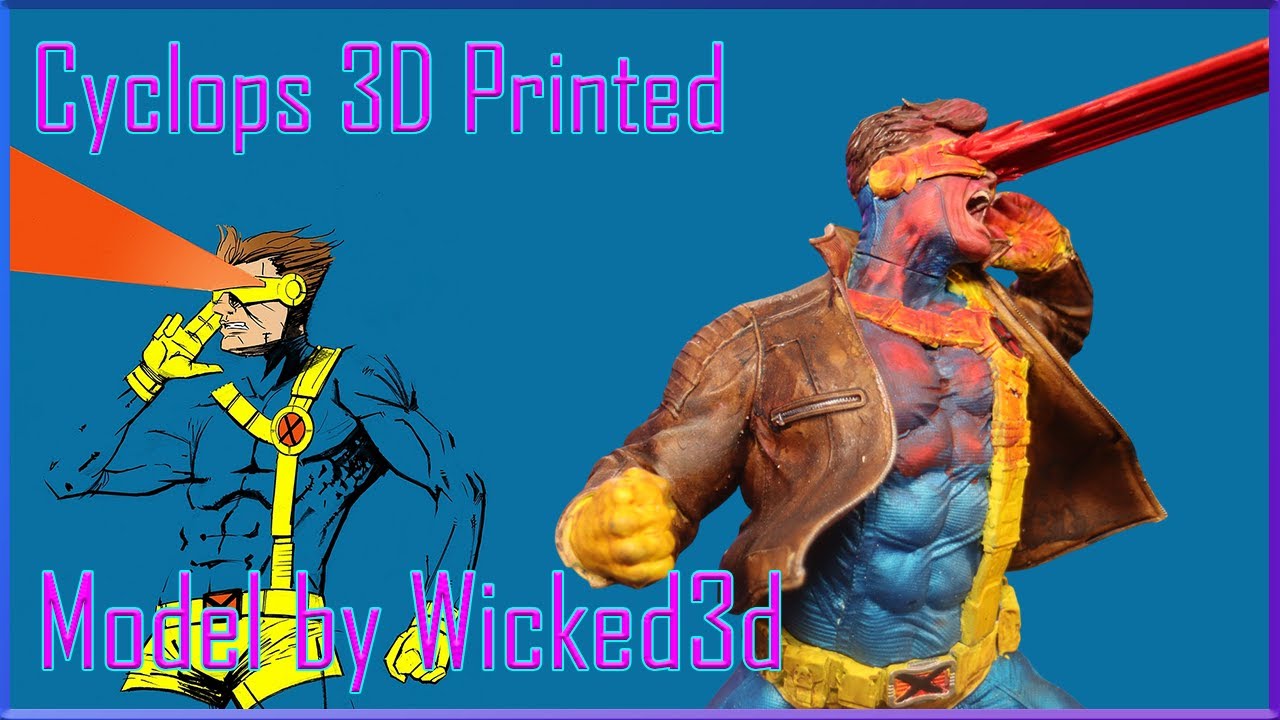 Cyclops 3d Printed - model by Wicked3d - YouTube