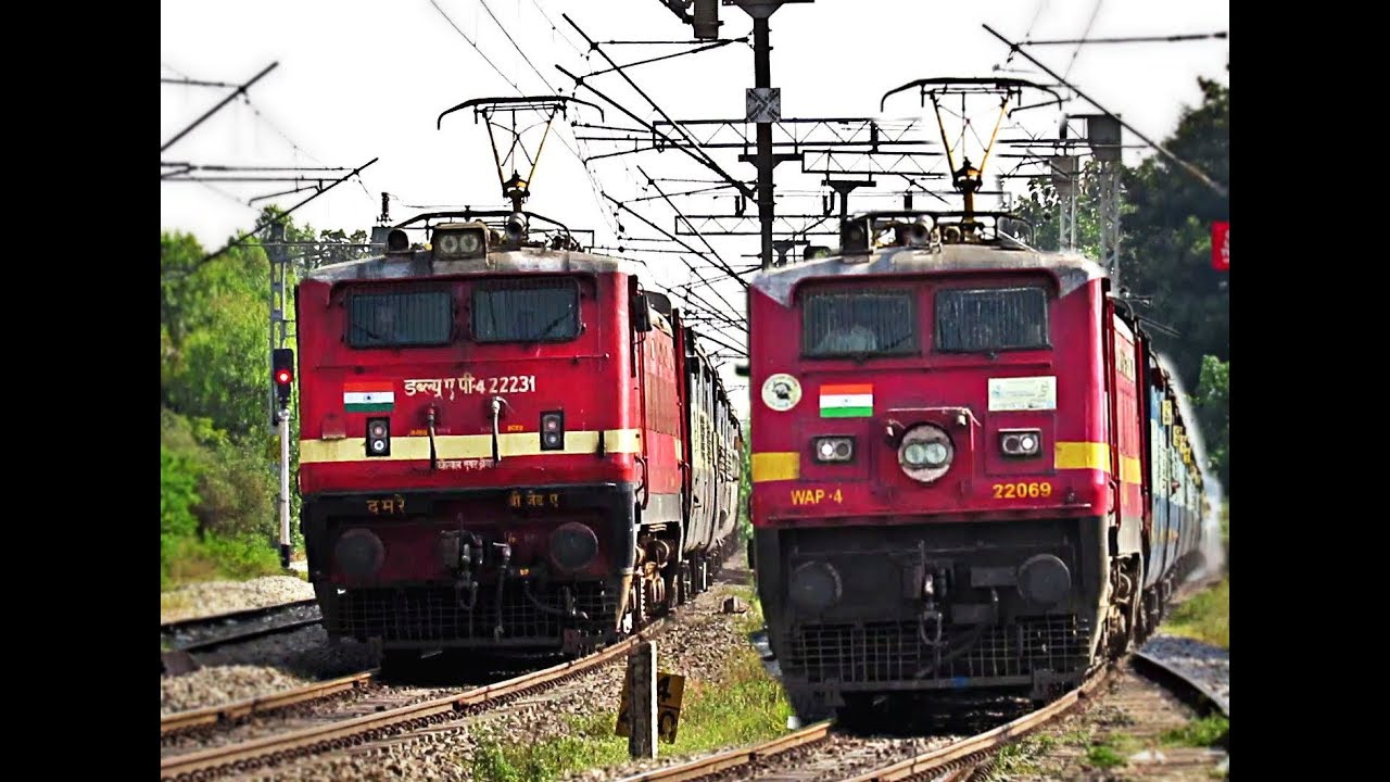 BACK TO BACK WAP4 - Prasanti Express & Kondaveedu Express | Indian ...