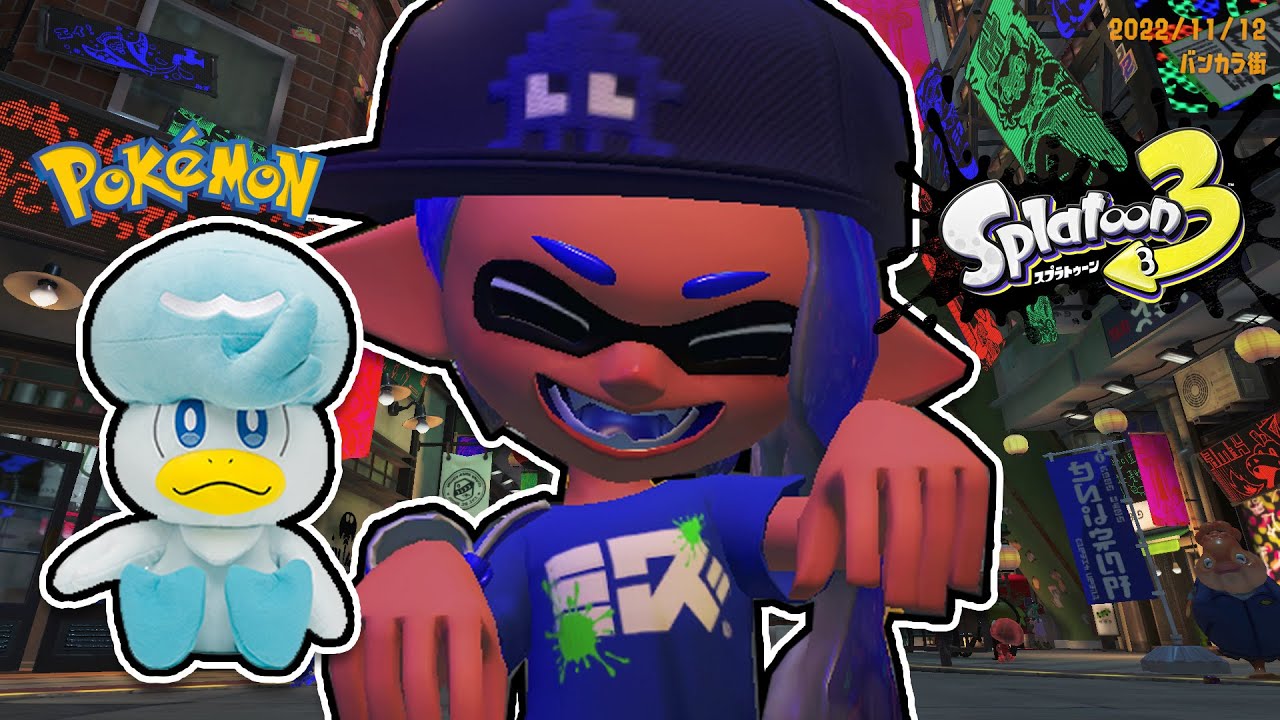 [Splatoon 3] Live Splatoon x Pokemon Splatfest Team Water Fire Grass ...