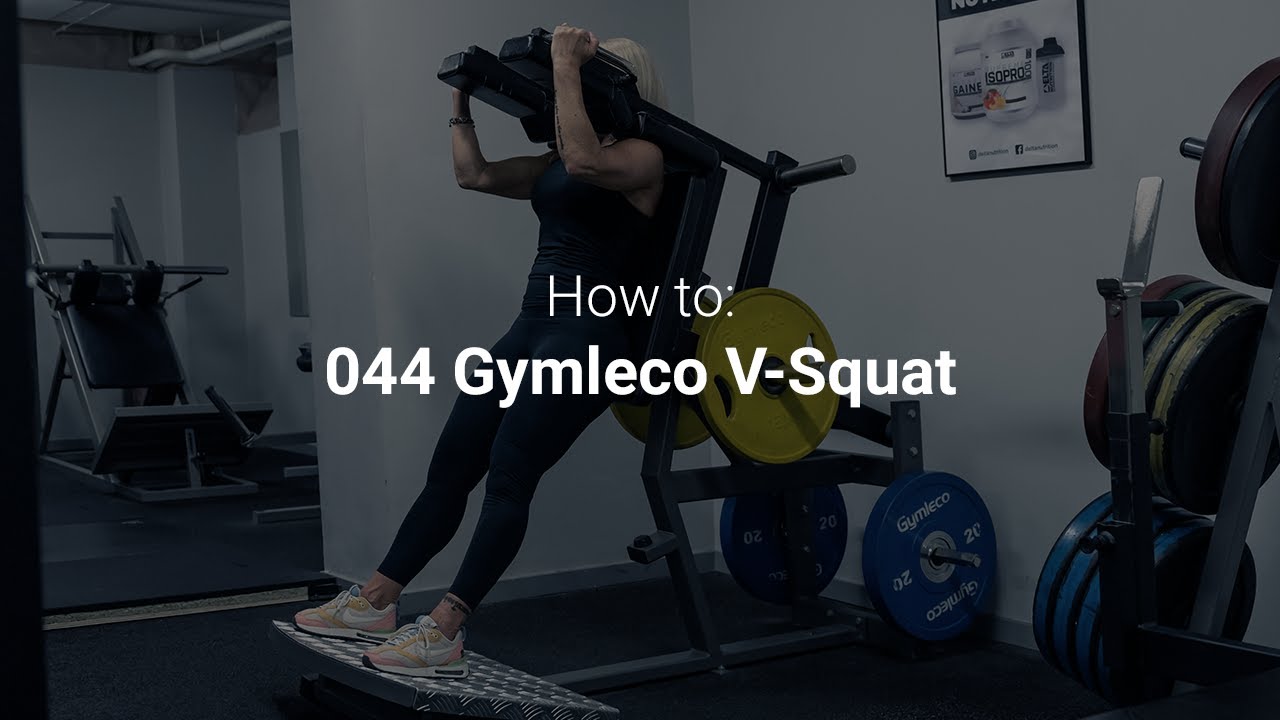 HOW TO USE GYM MACHINES: The V-Squat - YouTube
