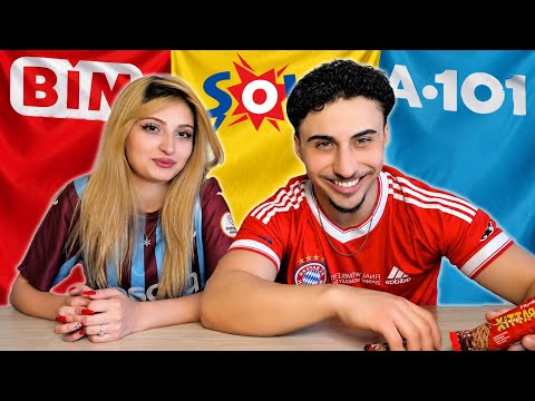 KIZ ARKADAŞIMLA BİM ŞOK VE A101 ABURCUBURLARI DENEDİK ! 