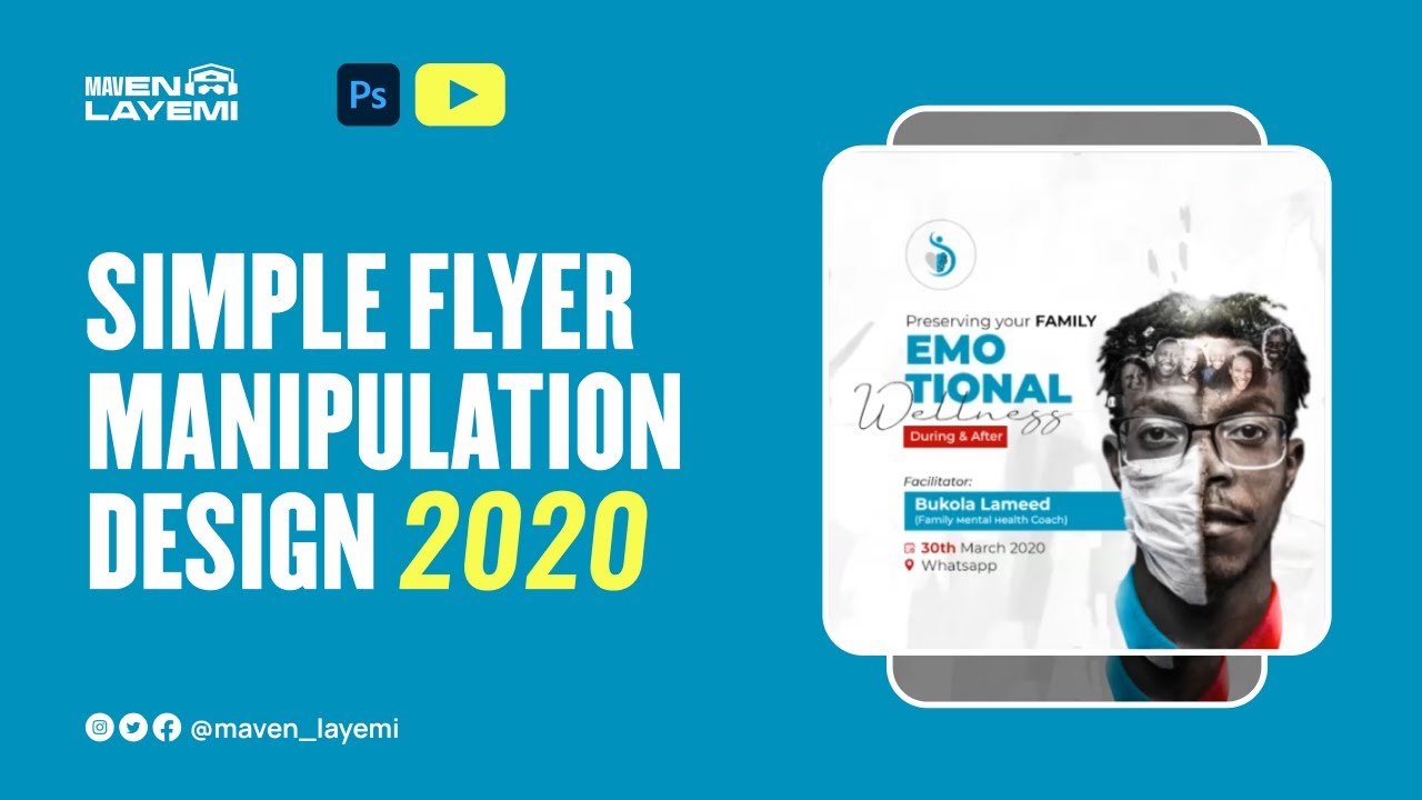 FLYER MANIPULATION DESIGN - YouTube