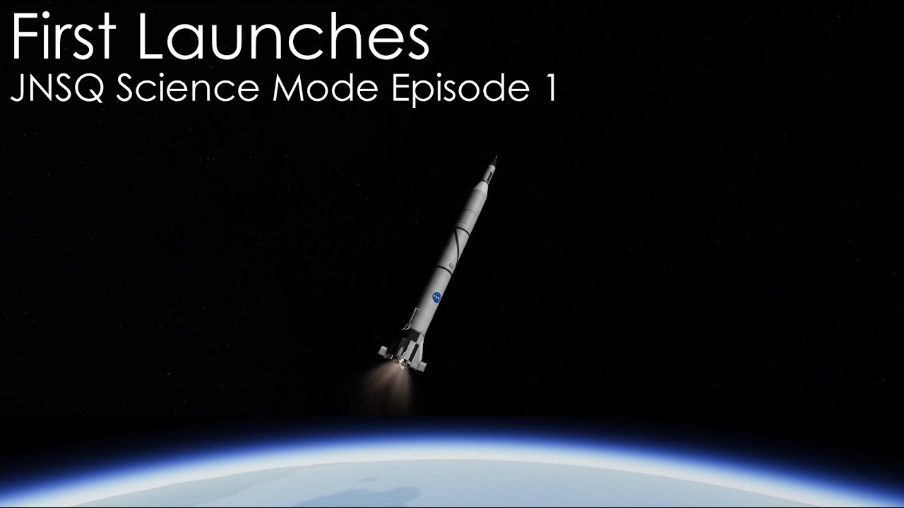KSP JNSQ Science Mode Episode 1: First Launches - YouTube