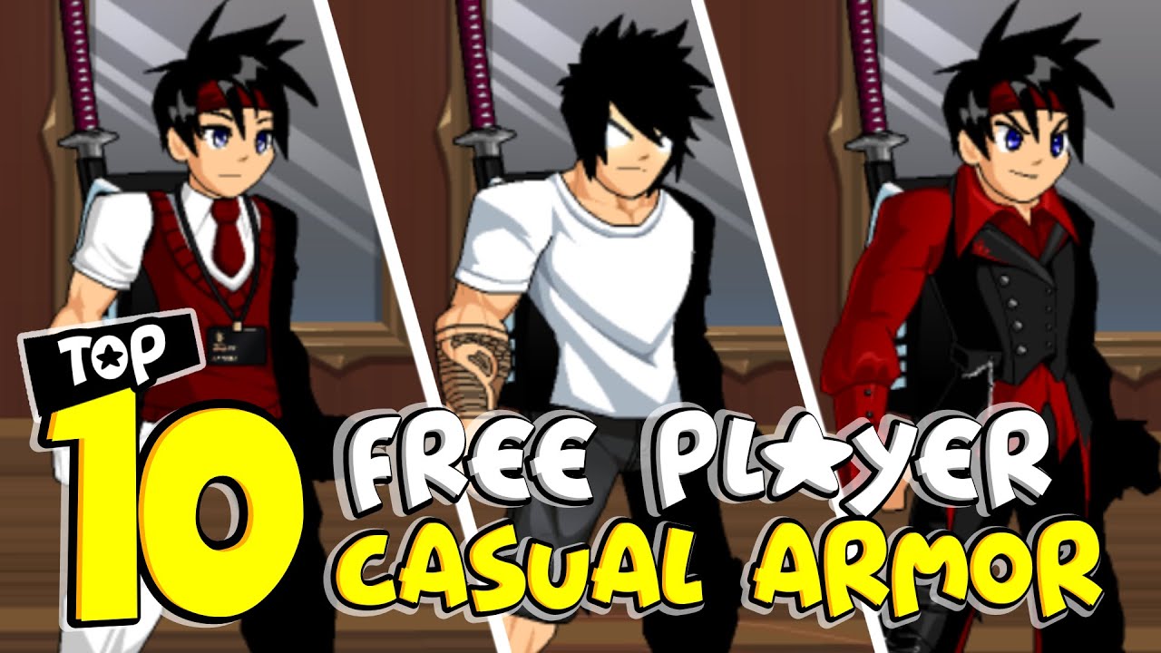 TOP 10 BEST FREE PLAYER CASUAL ARMOR DI AQW / ADVENTURE QUEST WORLDS ...
