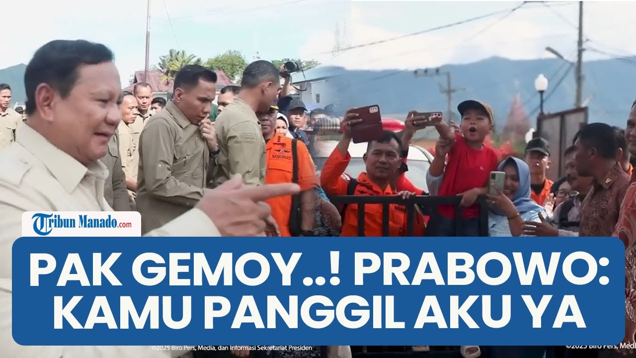 Teriakan 'Pak Gemoy' Bikin Prabowo Salah Fokus, Langsung Hampiri Bocil ...