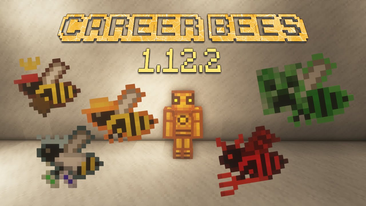Career Bees Mod [Full Tutorial] Forge 1.12.2 - YouTube