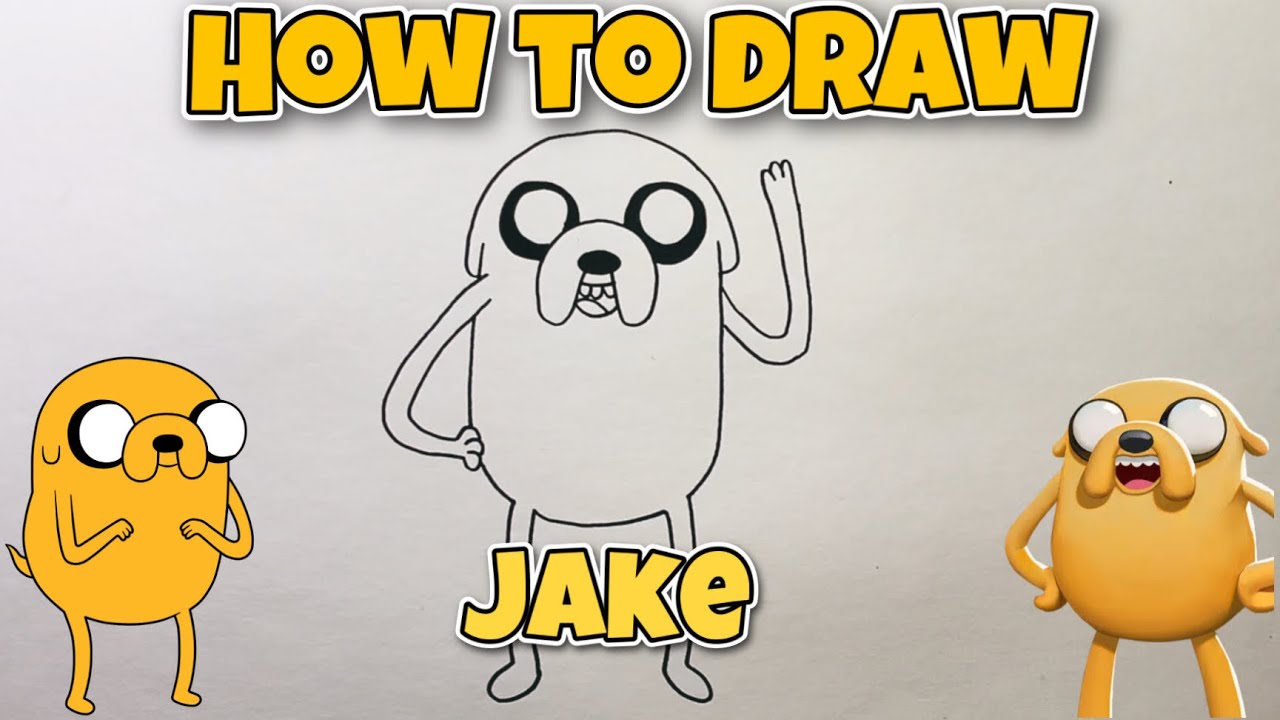 How To Draw Jake The Dog | Adventure Time #howtodraw #drawing # ...