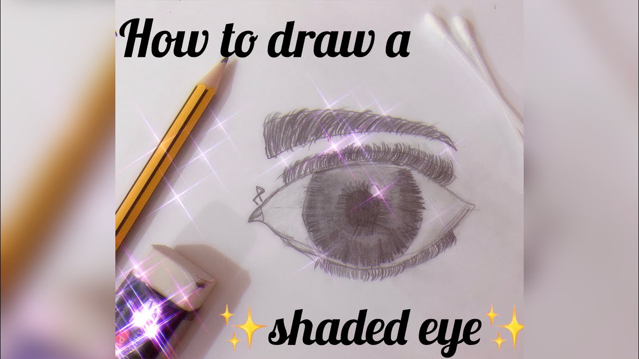 How to draw a shaded eye♡︎|crafts and art with A,S and J - YouTube