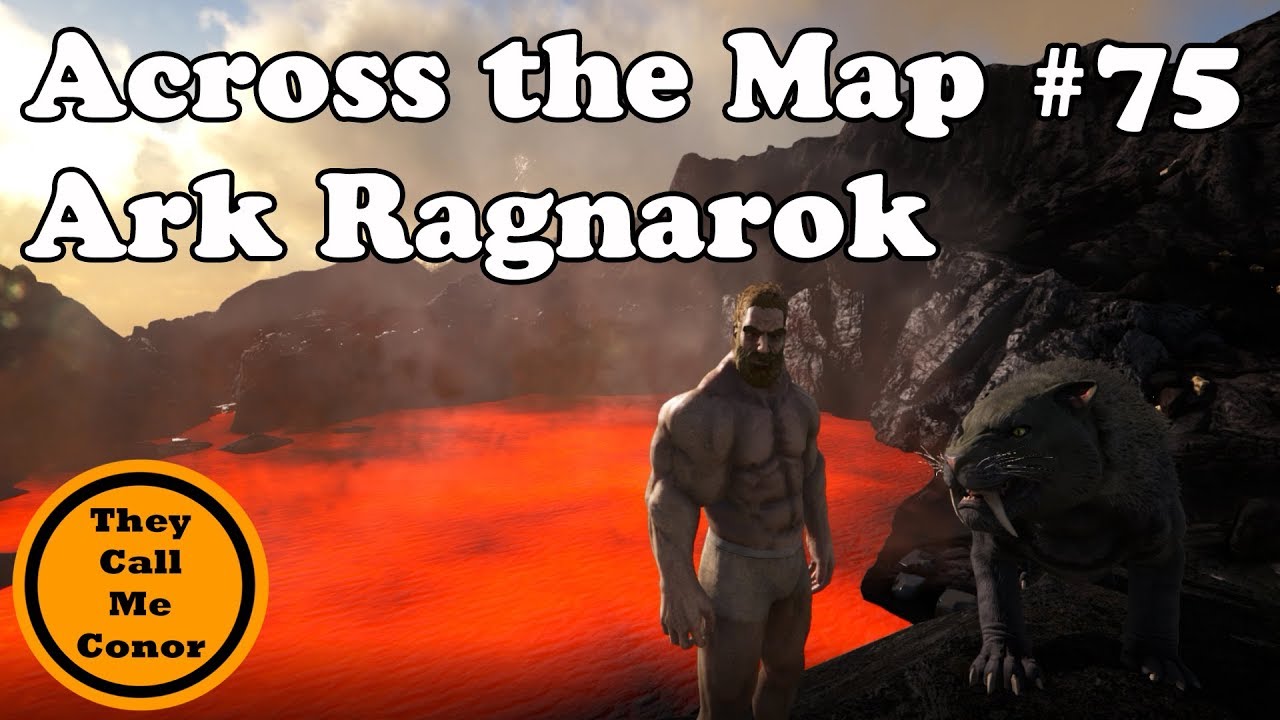 Across the Map: Ark Survival Evolved Ragnarok Map walk across the Map ...