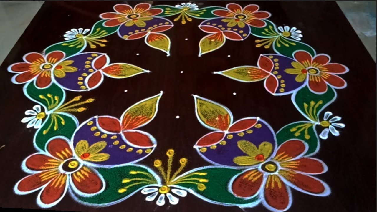 #rangoli #diwali #diwalispecial 🎇🪔 beautiful 7 dots diwali diya 🪔 ...