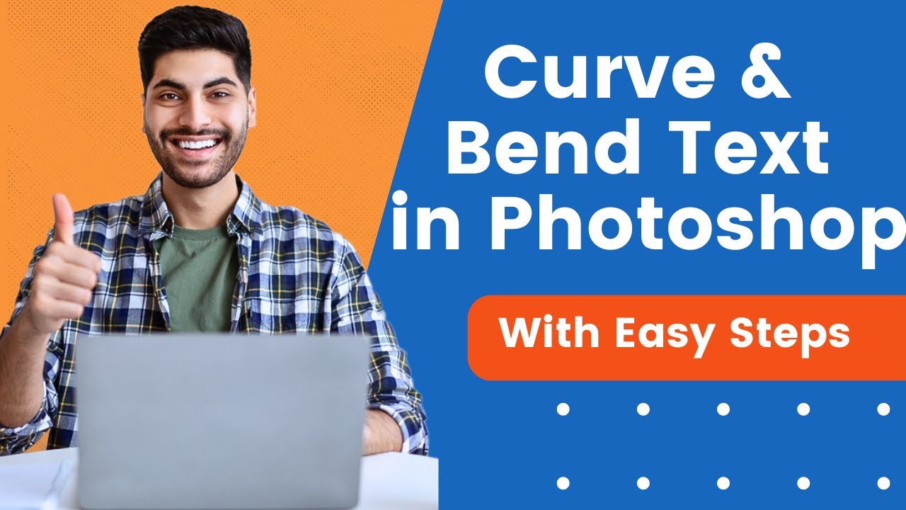 How To Curve & Bend Text In Photoshop | Under 2 Minutes - YouTube