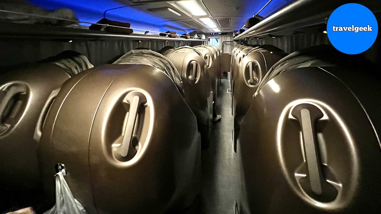 Trying Japan's Sleeping Pod Overnight Bus from Osaka to Tokyo | DOME ...