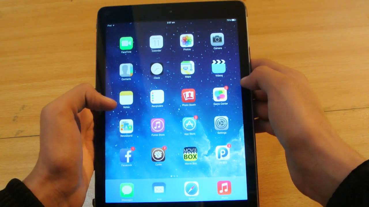 iPad Air iOS 7.0.4 Jailbroken Review - YouTube