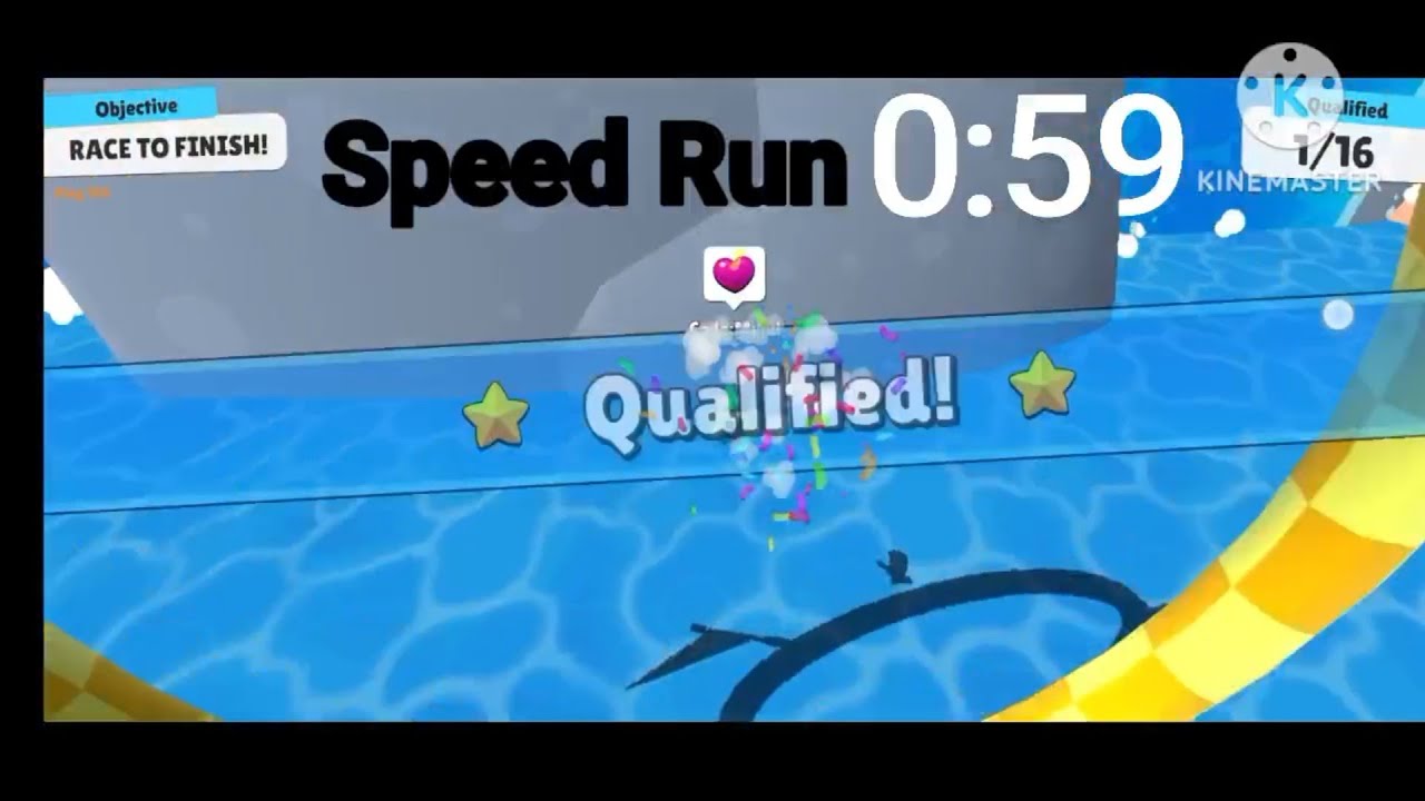 Super Water Slide Map Speed Run In Stumble Guys - YouTube