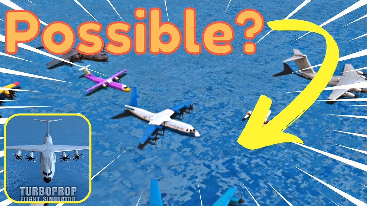 ALL PLANES ON WATER AT ONCE: POSSIBLE? | Turboprop FS - YouTube