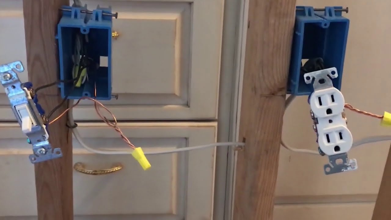 Como conectar un switch y su luz a partir de un tomacorriente ...