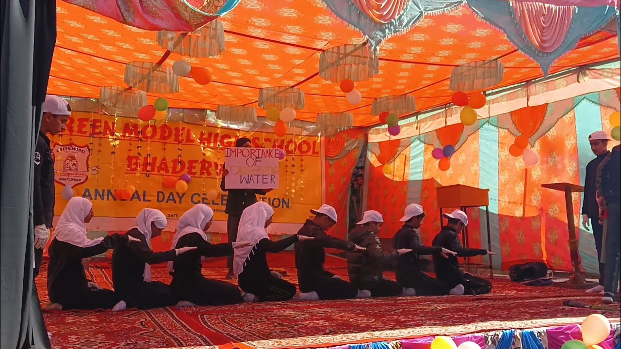 Importance of Water || Annual Day of Green Model Academy School ...