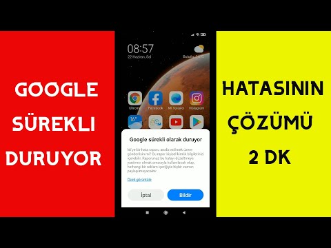 Google Sürekli Olarak Duruyor Hatası Çözümü - Xiaomi ve Tüm Androidler