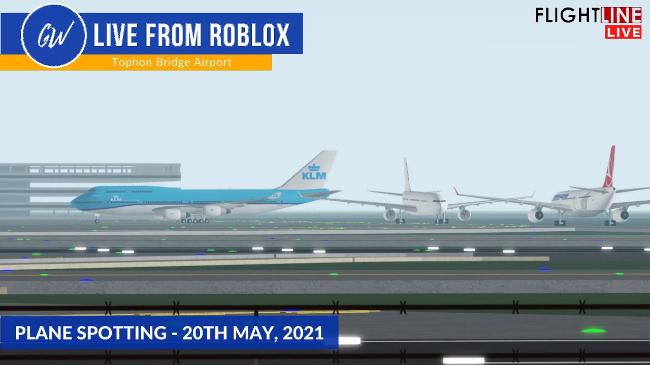🔴 LIVE Plane Spotting at FLIGHTLINE (Roblox Aviation) - YouTube