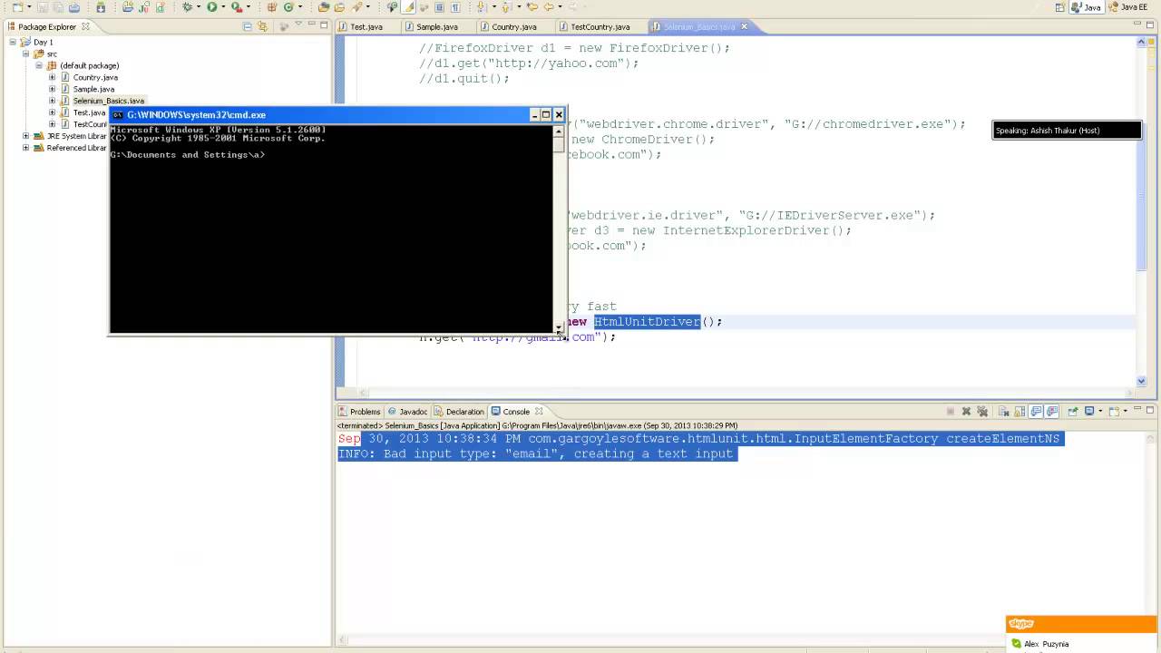 Selenium Webdriver Training Tutorial Part 3 Youtube