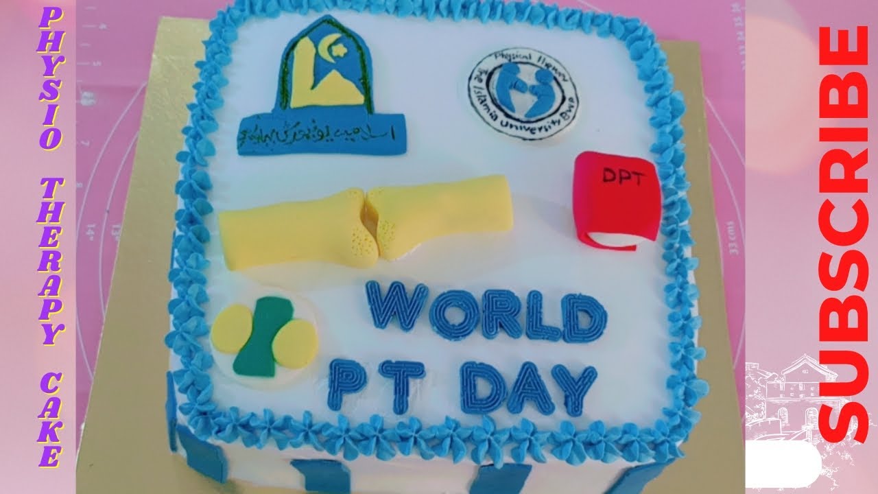 homemade physiotherapy cake | how to make physical therapy cake | easy ...
