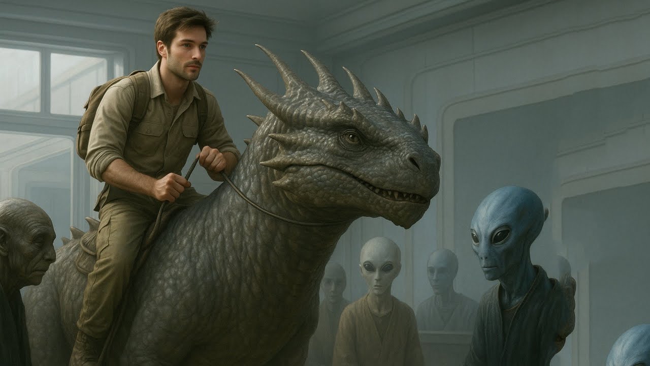 Human Tames Alien Death Beast and Rides It Into Class Like a King | HFY ...