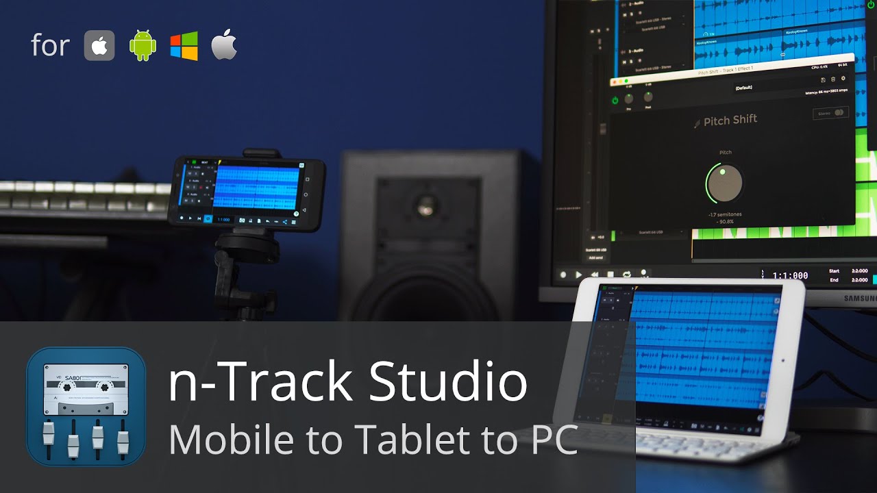 Cross-Platform Music Production | n-Track Studio - YouTube
