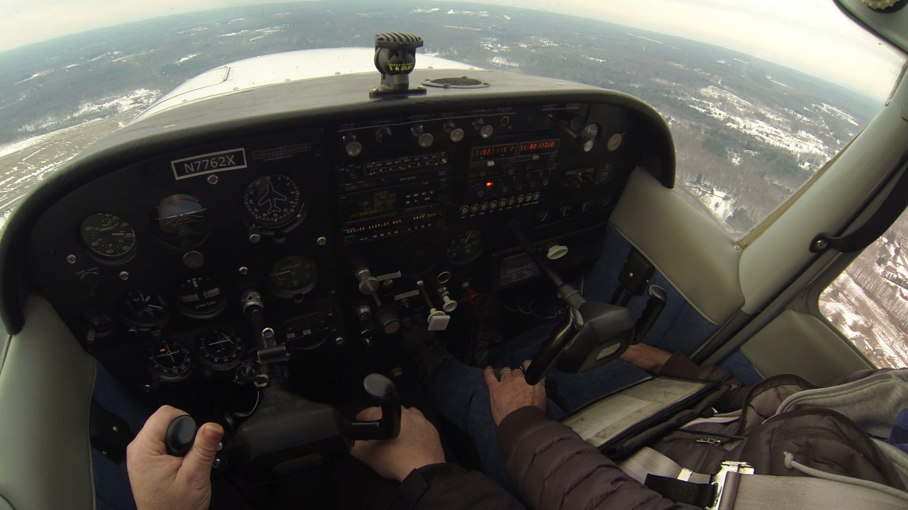 First 1961 Cessna 172 flight - YouTube