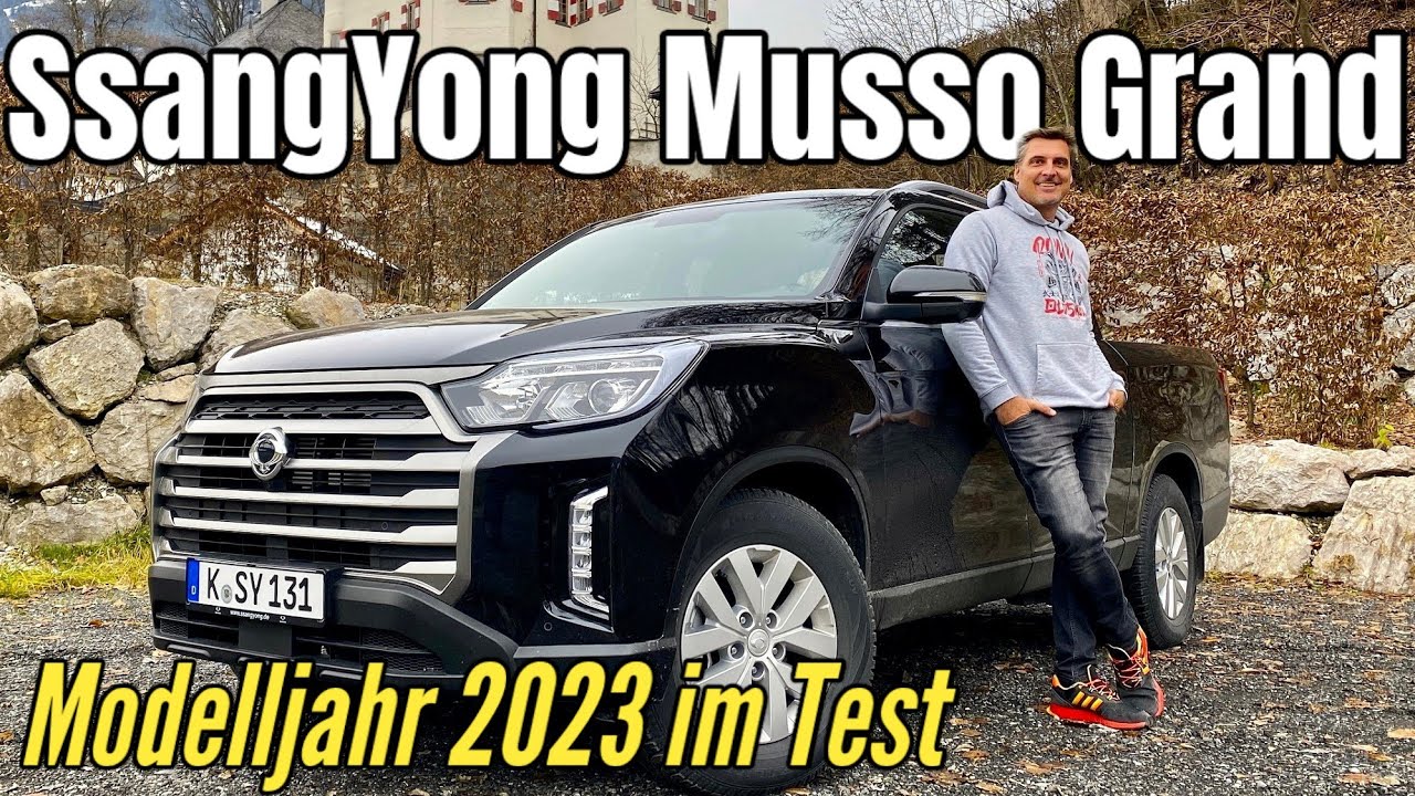 SsangYong Musso Grand Modelljahr 2023: Pick-up mit Dieselmotor und ...