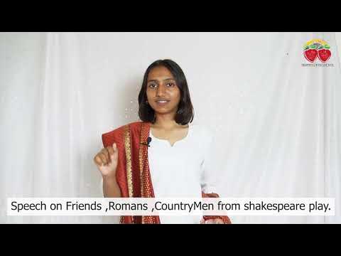 Speech on Friends Romans countrymen | Shakespeare Solos ...