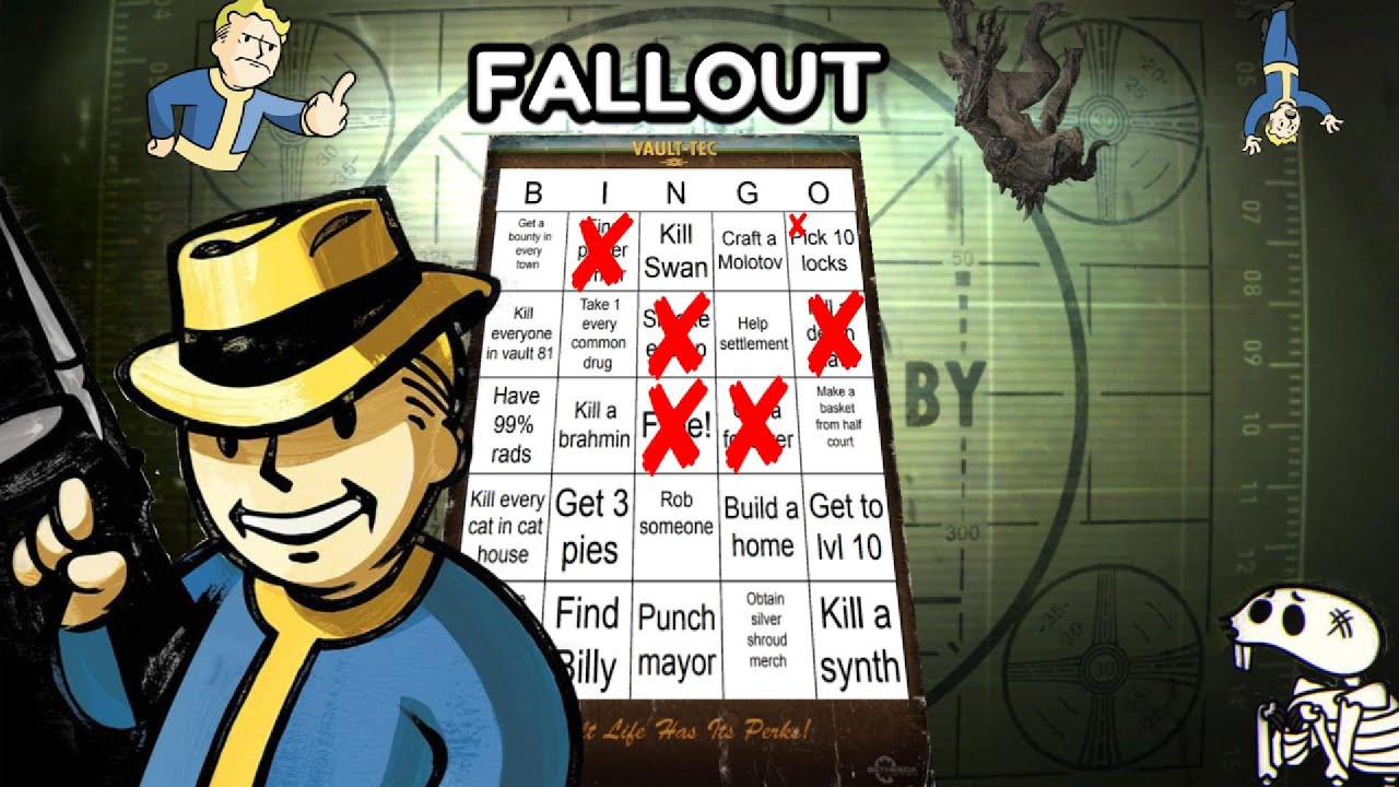 Fallout BINGO Survival (GUN RANDOMIZER) - YouTube