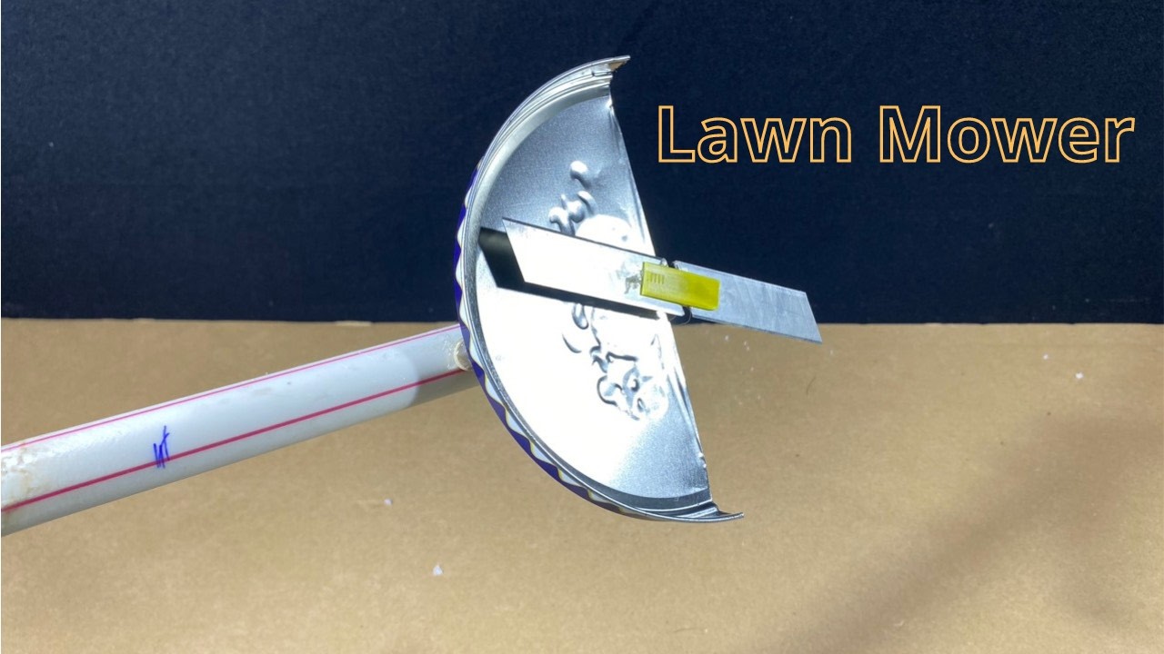 How to Make a Lawn Mower from a DC Motor at Home - YouTube