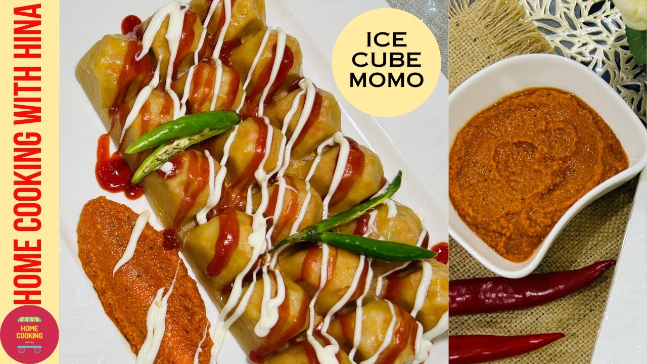ICE CUBE MOMOS | Unique Momo Recipe - YouTube