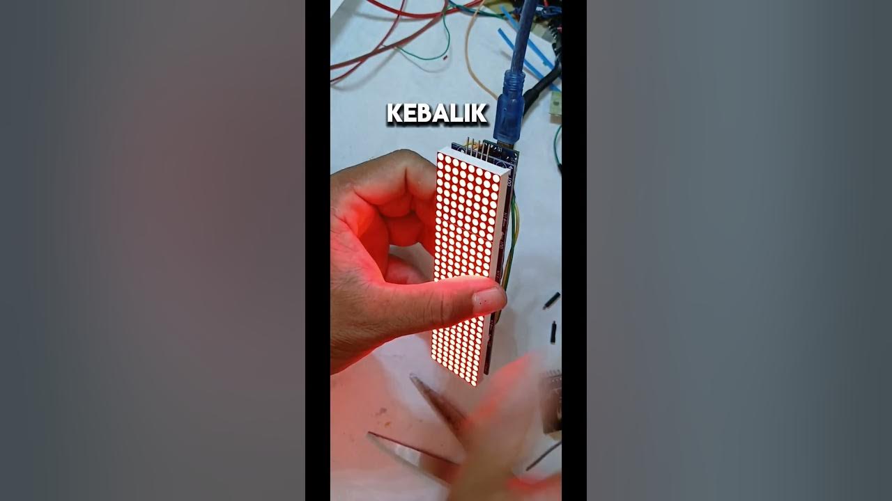 jam digital arduino nano+max7219 - YouTube