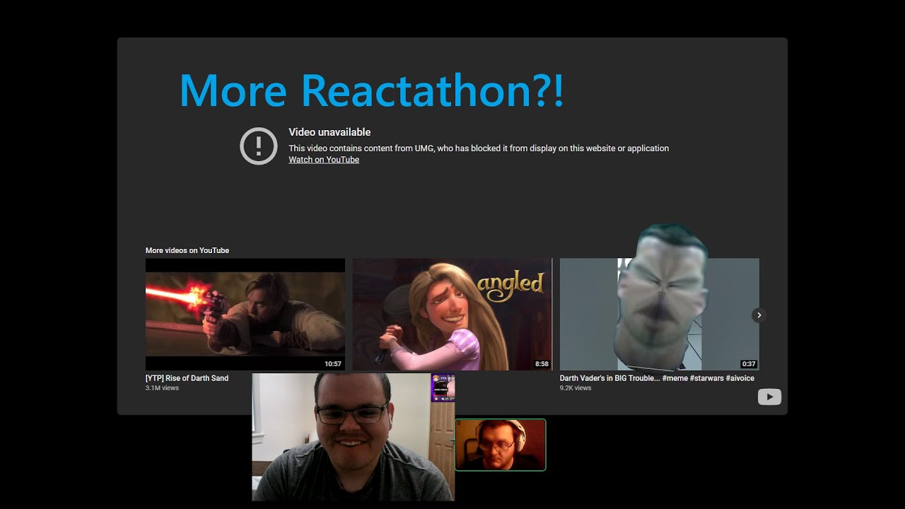 back with glitches - Reactathon! marathon episode 3 - YouTube
