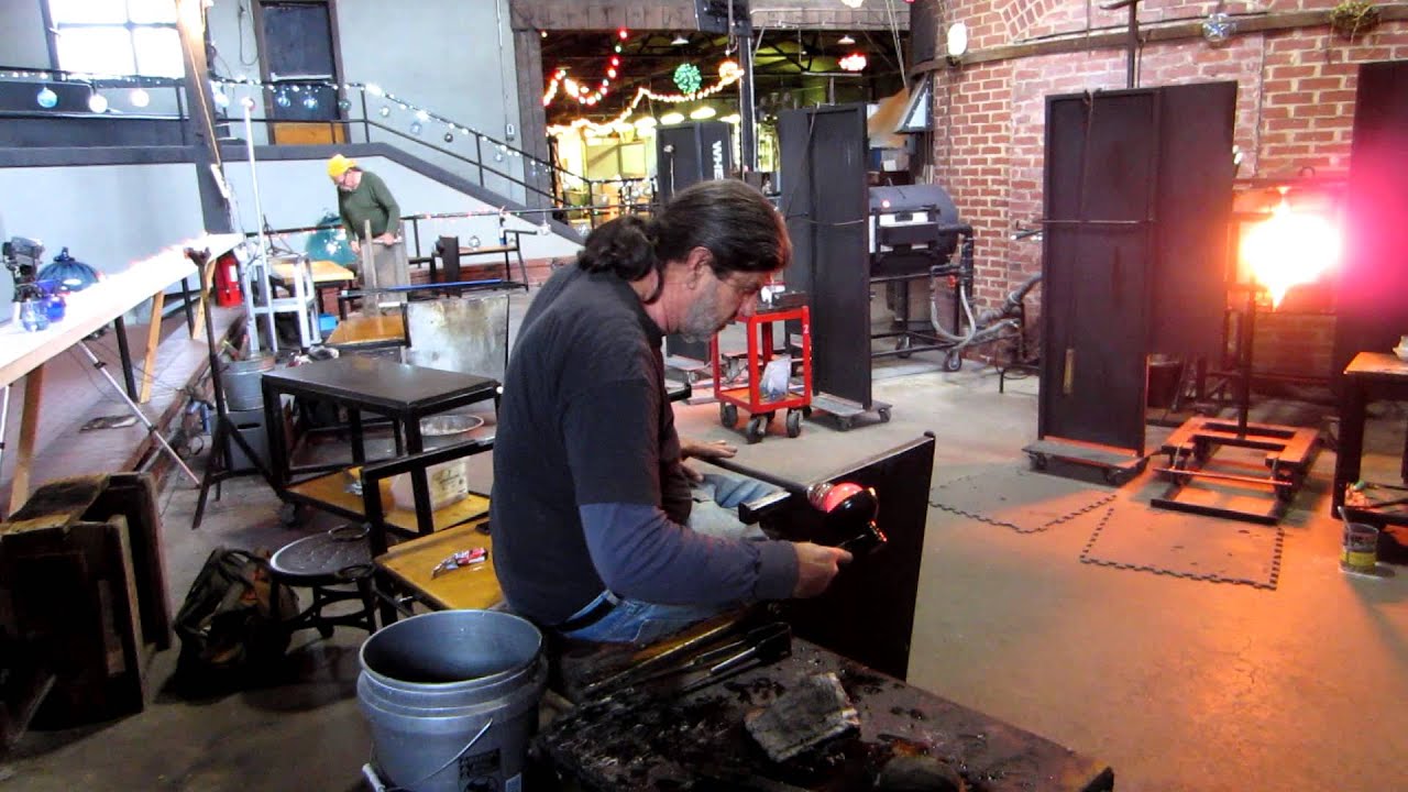 Watching a master glassworker make paperweights at the Wheaton Arts ...