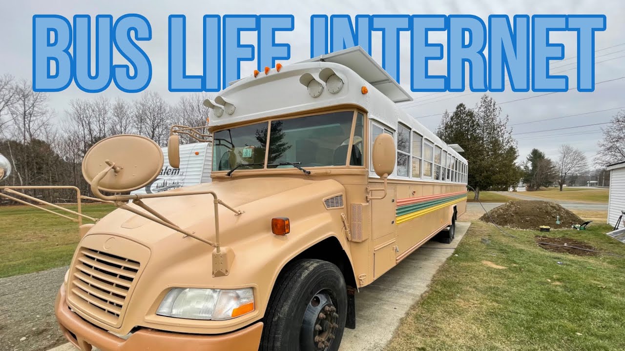 Bus Life Internet - How I'm Able to Work On The Road! - YouTube