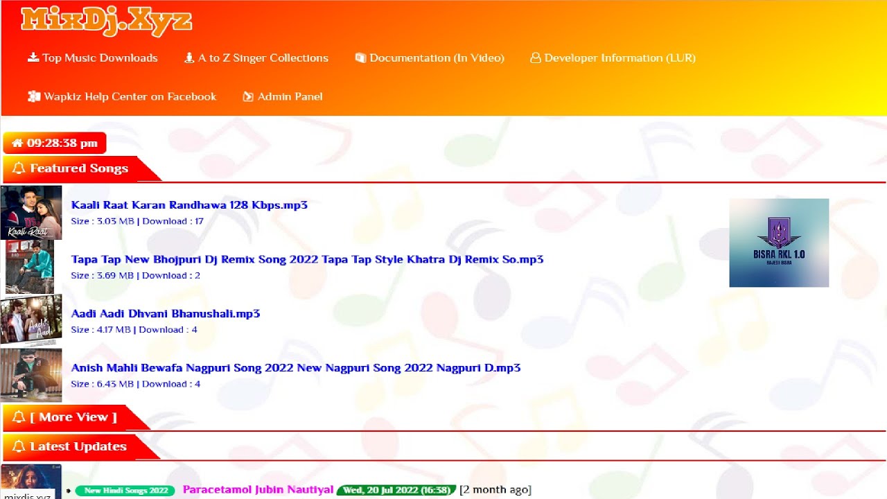 Php Style Wapkiz Site Design Template Download Now 2022 Bisra Rkl 1.0 - YouTube
