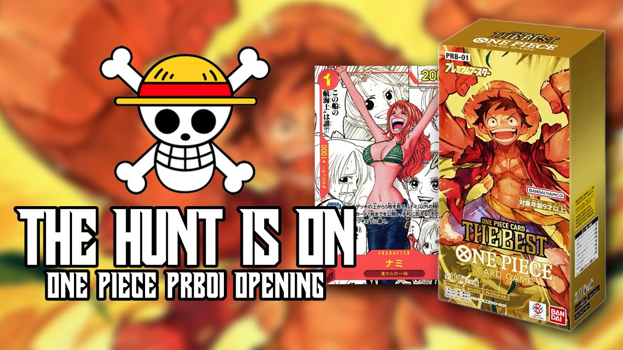 Opening One Piece Cards PRB01: The Hunt for Manga Nami Begins! - YouTube