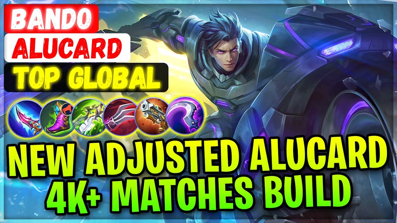 New Adjusted Alucard, 4k+ Matches Build [ Top Global Alucard ] BANDO ...