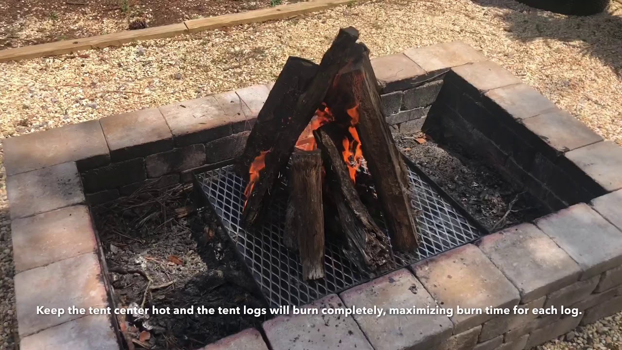 Fire Pit Tent - The Original - YouTube