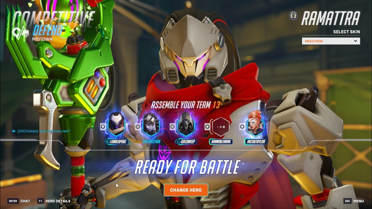 Overwatch 2 : Megatron Ramattra Gameplay - YouTube