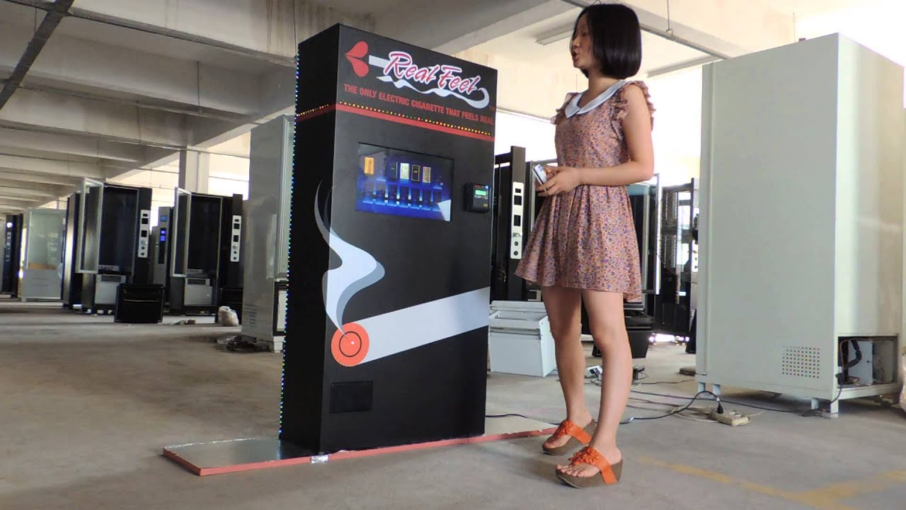 cigarette vending machine - YouTube