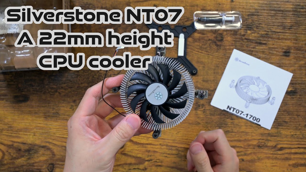 Silverstone NT07-1700 review - A 22mm height cooler - YouTube