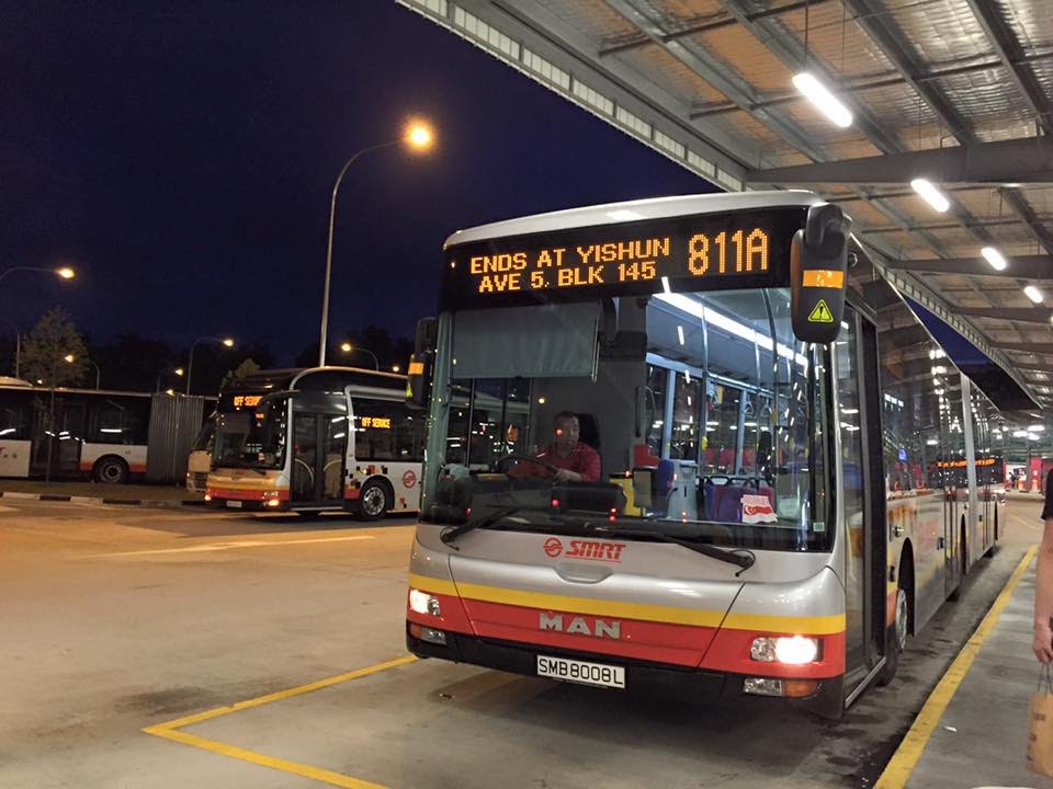 [SMRT Buses] [MAN NG363F] (A24) SMB8008L on Short Working Trip 811A ...