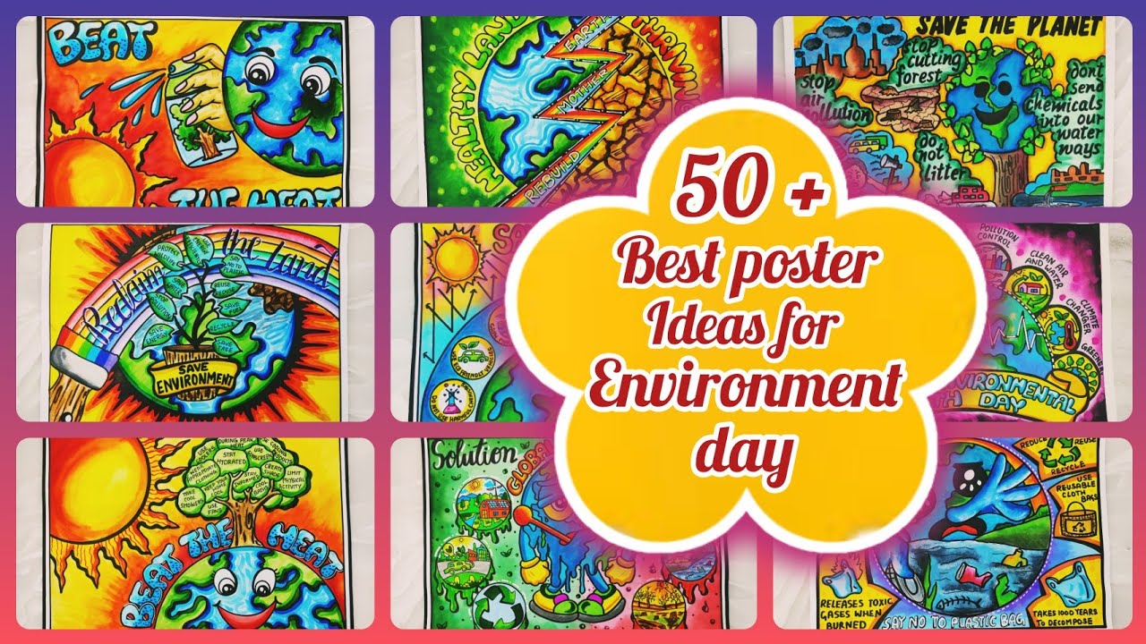 Environment Day Poster Ideas to win competition / 50 plus unique ...