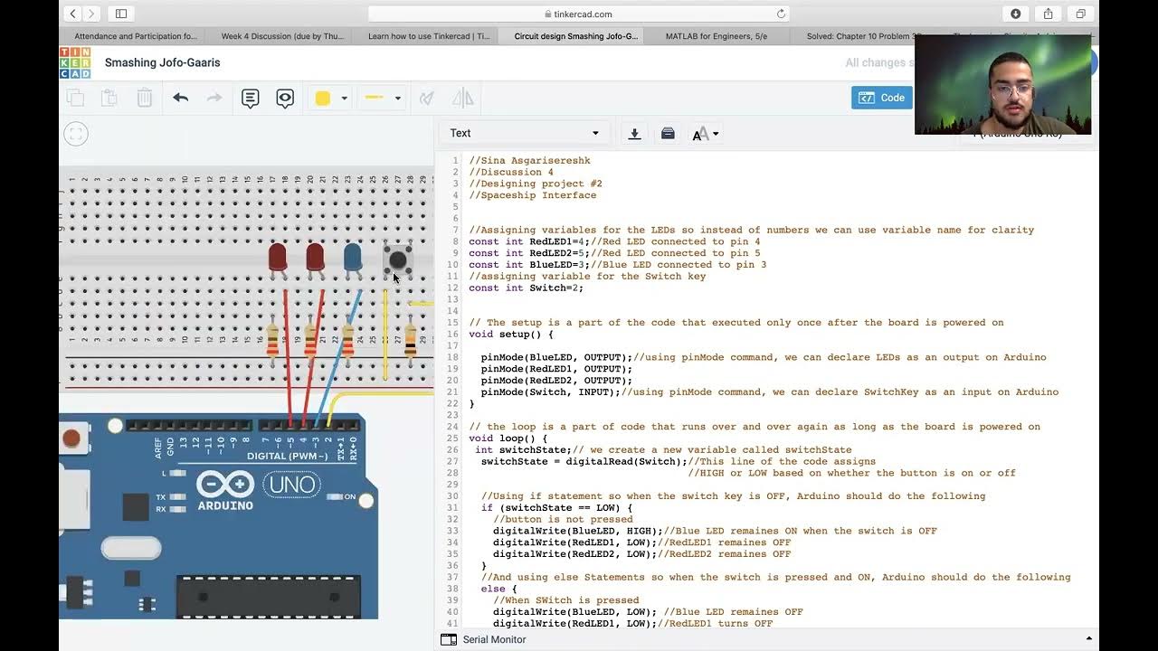 Space interface Arduino project 2 - YouTube
