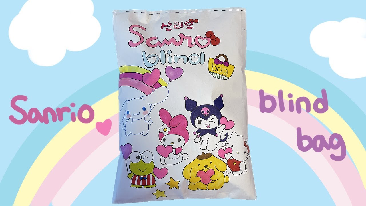 Blind Bag Paper πsanrioπ Relaxing Asmr Unboxing Sanrio Blind Bags