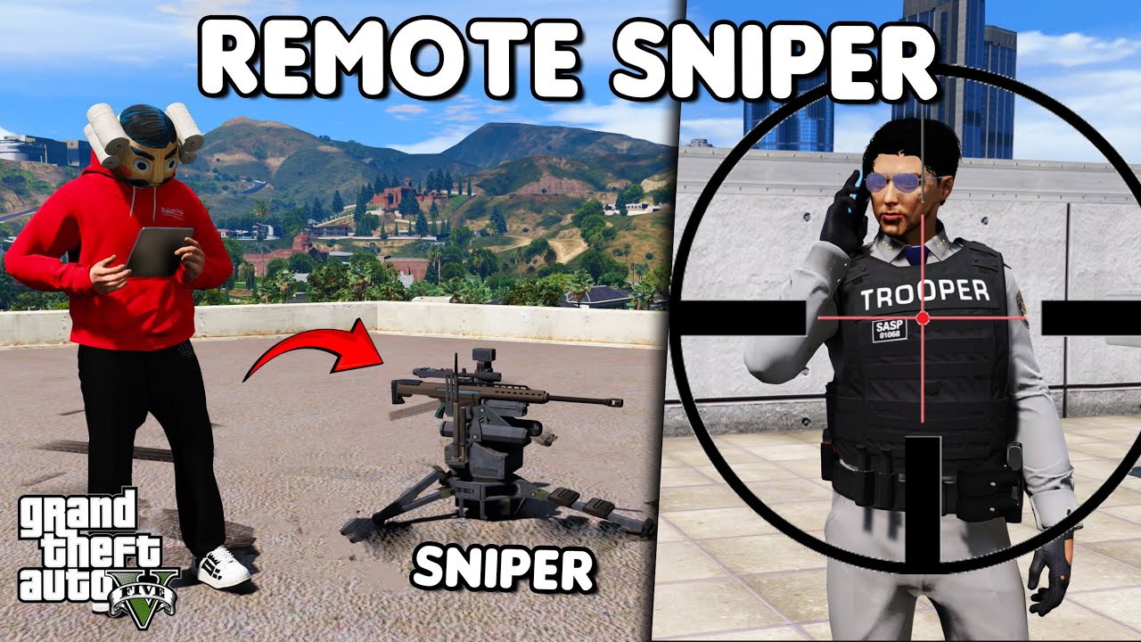 REMOTE SNIPER ASSASIN - GTA 5 ROLEPLAY - YouTube