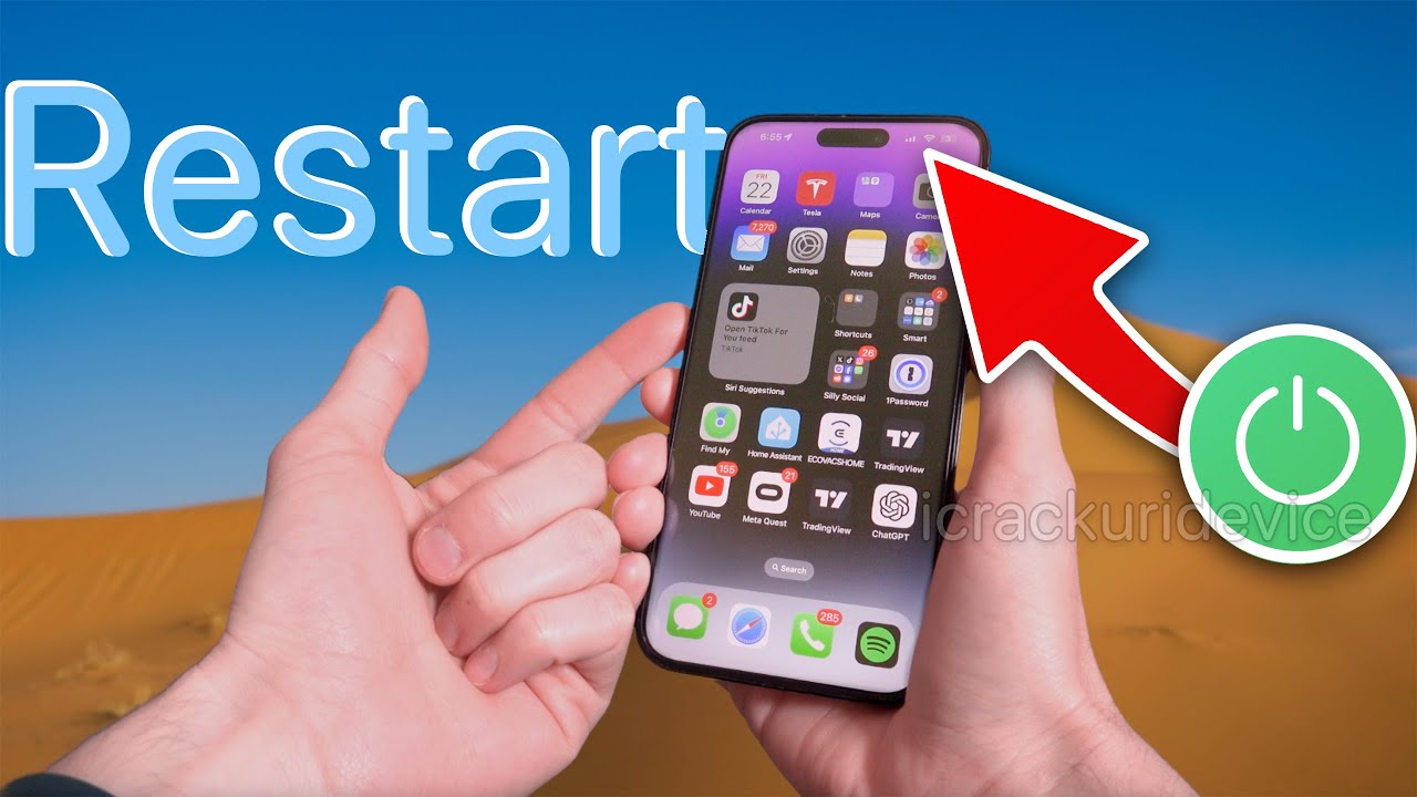 iPhone 15: How To Turn Off or Restart on iOS 17 (Reboot) - YouTube